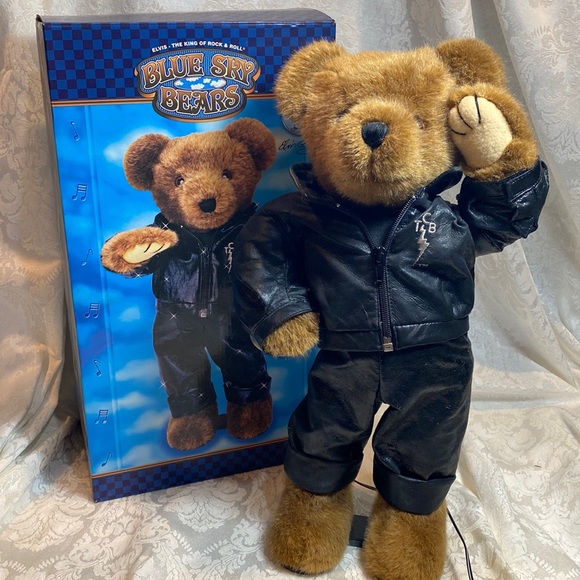 Blue Sky Bears | Other | Vintage Blue Sky Bears Elvis Presley Animated ...